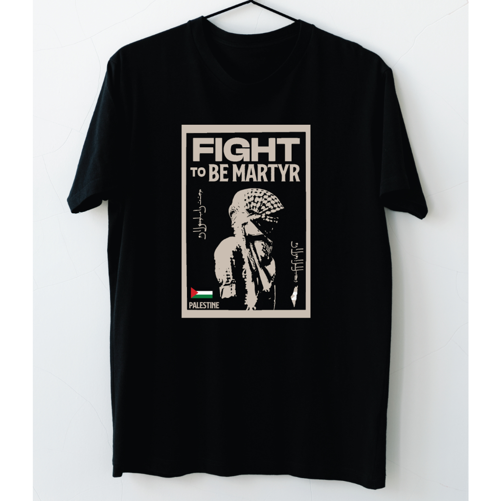 Hamas Fighter - Graphic Tee [XS-5XL] - 100% Cotton - Black | Shopee ...