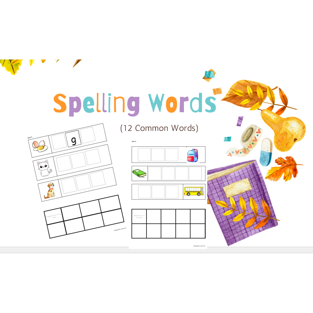 CL011 –Spelling Words Busy Book PDF | Shopee Malaysia