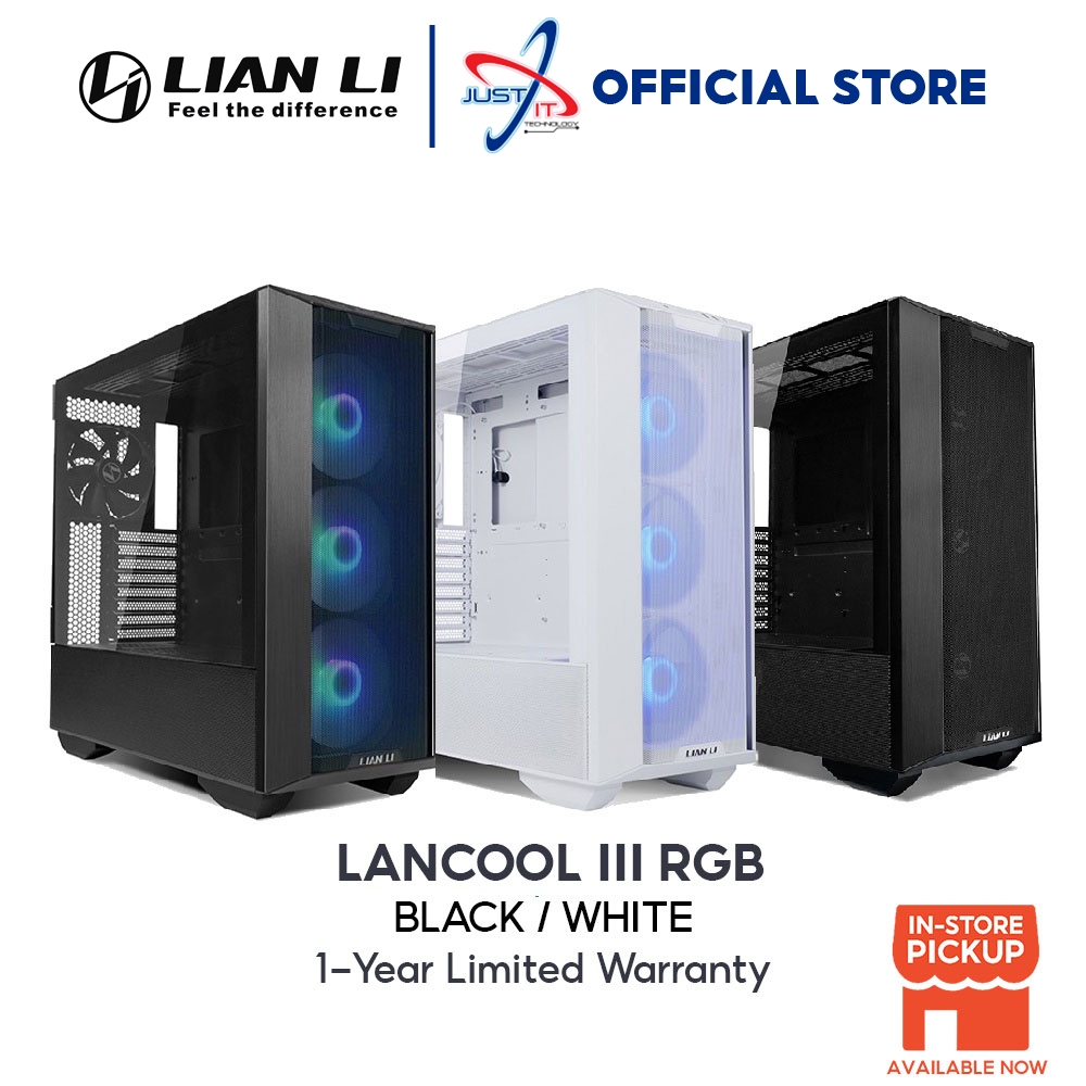 Lian Li Lancool III RGB ATX Gaming Case - Black/White | Shopee Malaysia