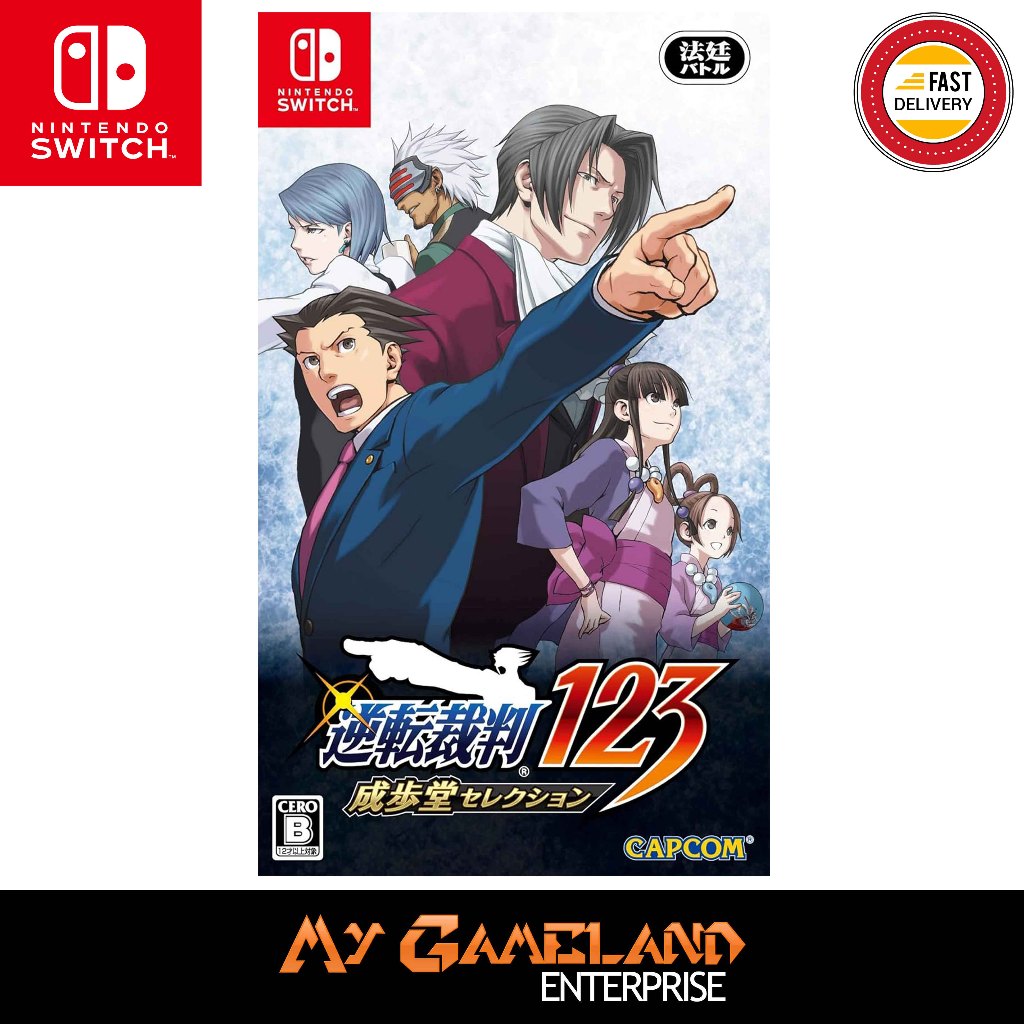 Nintendo Switch Phoenix Wright Ace Attorney Trilogy (English/Chinese ...