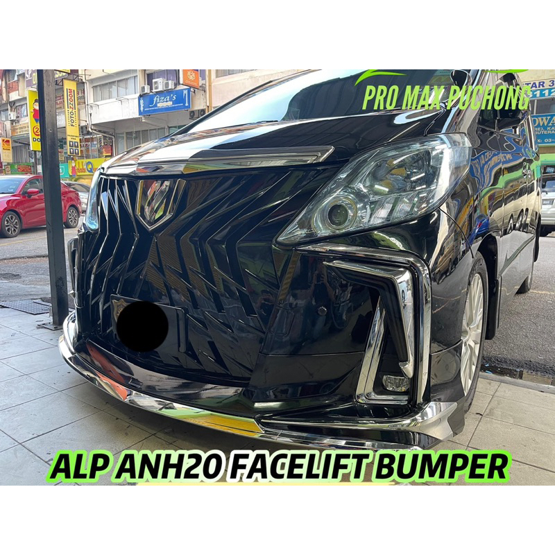 TOYOTA ALPHARD 2008-2014 CONVERT 2020 NEW FACELIFT BUMPER SET | Shopee ...