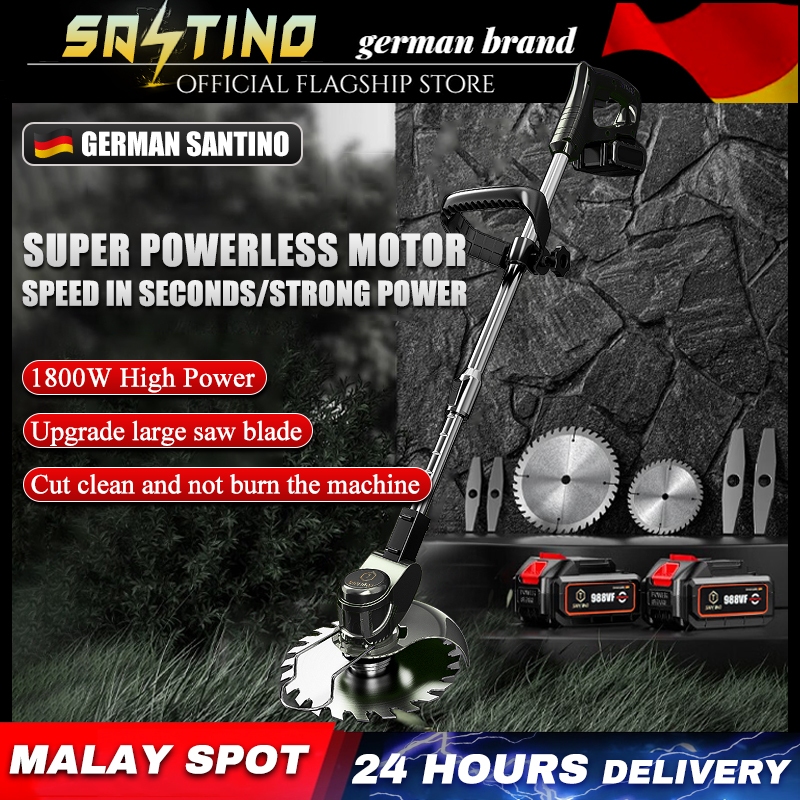SANTINO Mesin Rumput Grass Cutter Machine (10 year warranty)Grass ...
