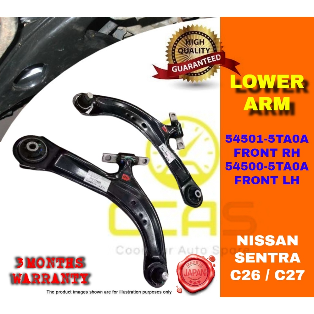 ( 100% ORIGINAL JAPAN ) NISSAN SERENA C26 / C27 2014- FRONT LOWER ARM ...