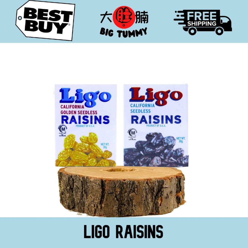 READY STOCK Ligo Raisins Golden Seedless Raisins Black Seedless Raisins ...