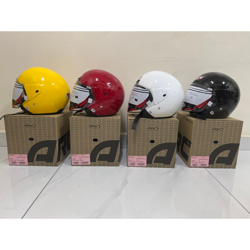 ARC HELMET ARC DISCOVERY FIBERGLASS | Shopee Malaysia