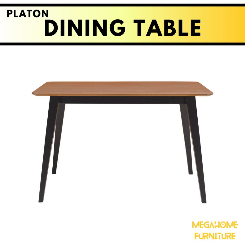 PLATON Dining Table/ Wooden Table/ Meja Makan/ Meja Kayu/ Meja Makan ...