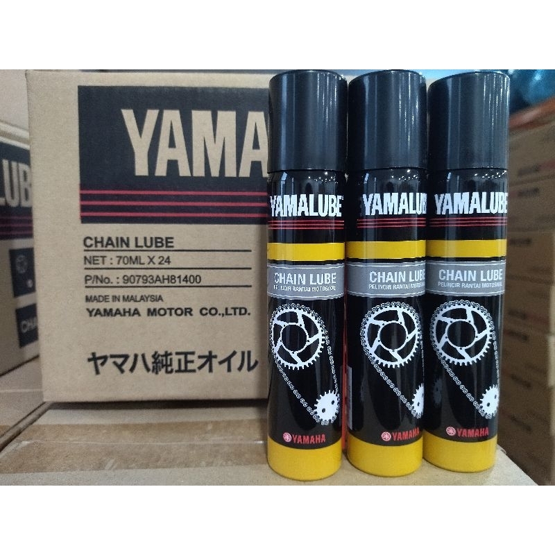 YAMAHA CHAIN LUBE YAMALUBE 70ml 100% ORIGINAL MOTOR MINYAK RANTAI ...