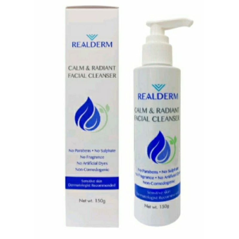 RealDerm Calm & Radiant Facial Cleanser 150g exp 10/7/2026 | Shopee ...