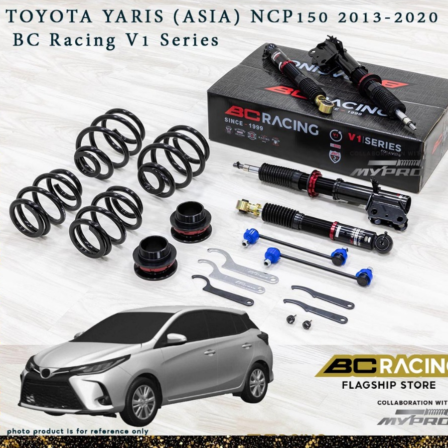 BC Racing V1 Series High Low Soft Hard Adjustable Absorber for Toyota ...