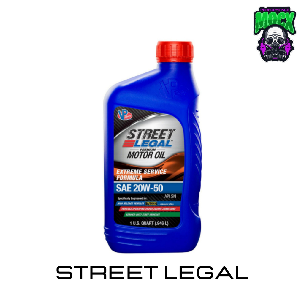 VP Racing Street Legal™ Extreme Service SAE 20W-50 Formula Engine Oil ...