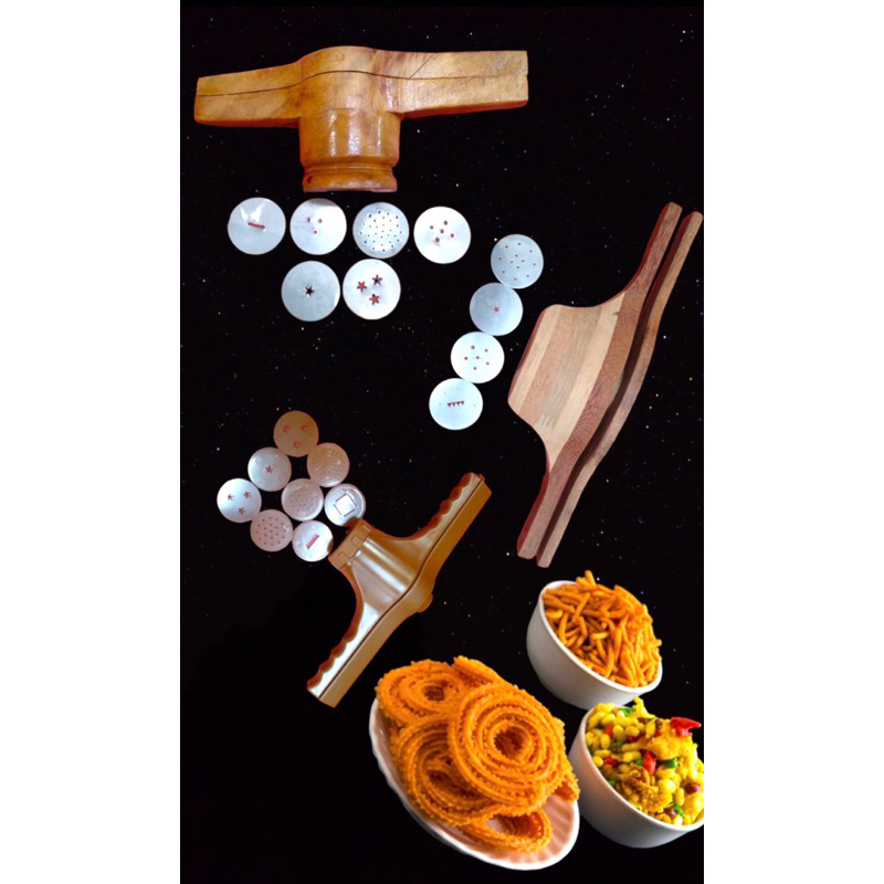 muruku Kattai wooden murukku maker plastic muruku achi | Shopee Malaysia