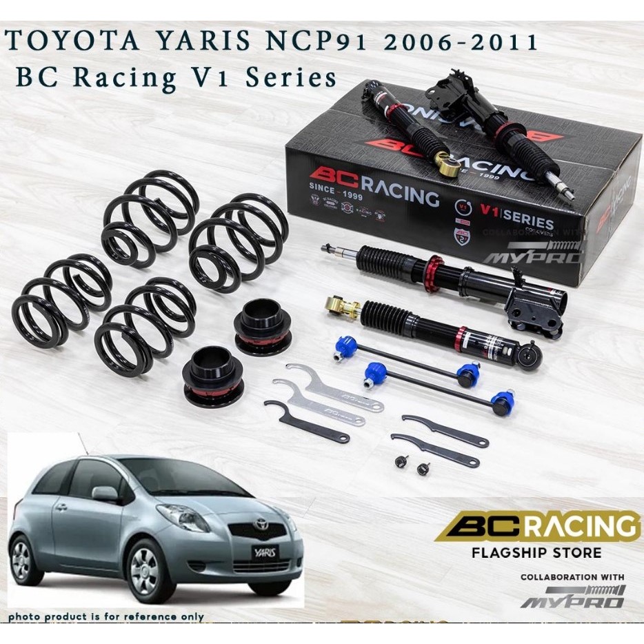 BC Racing V1 Series High Low Soft Hard Adjustable Absorber for Toyota ...