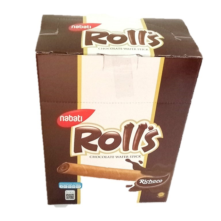 7g x 20pcs Nabati Rolls Wafer Stick Richeese cheese / Richoco Chocolate [My foodies King ...