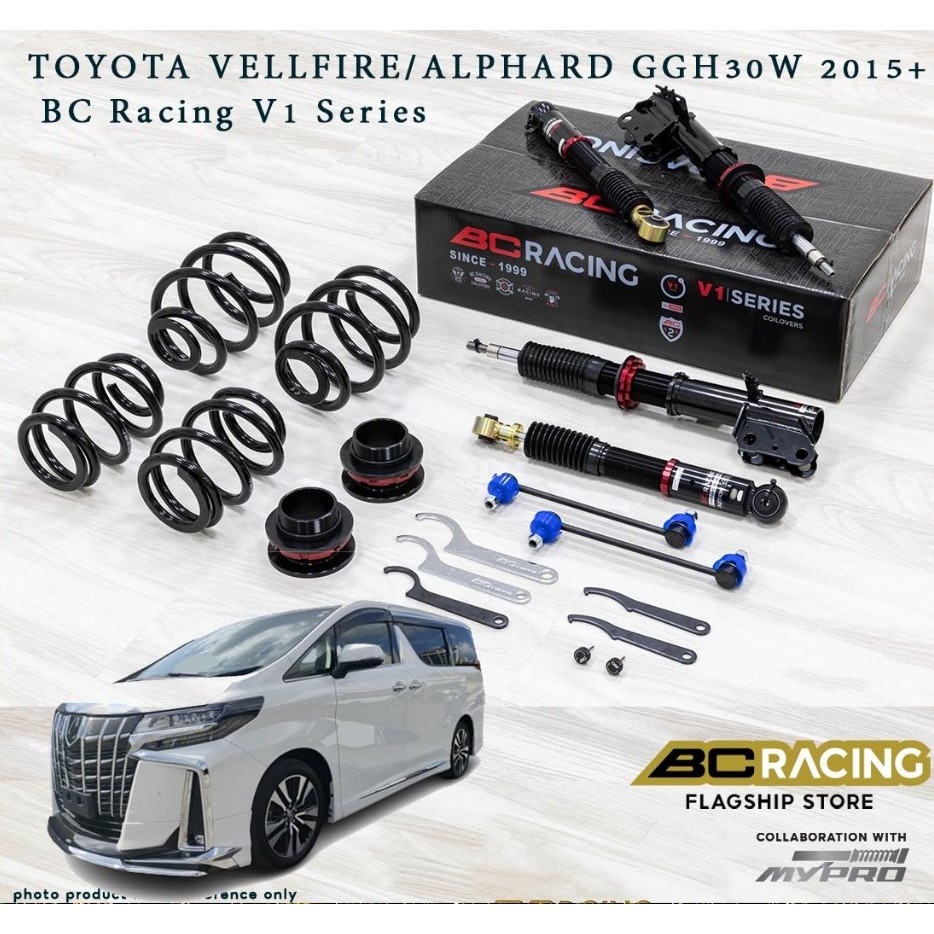 BC Racing V1 Series High Low Soft Hard Adjustable Absorber for Toyota ...