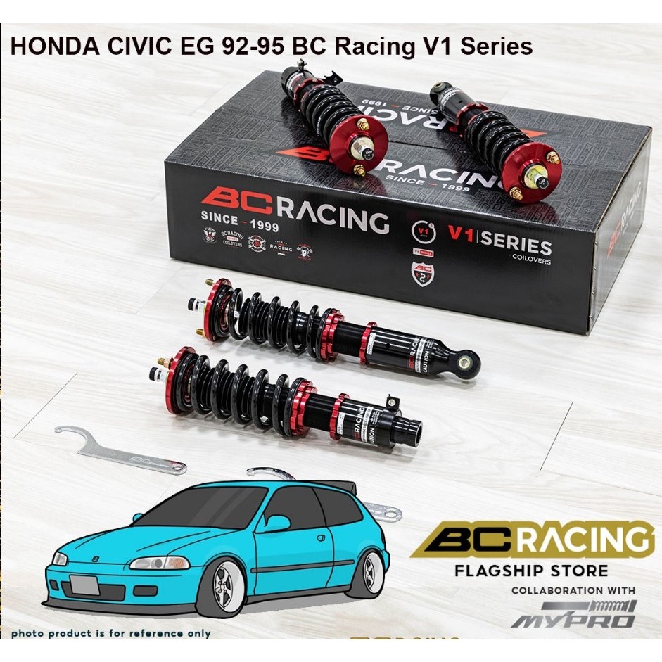 BC Racing V1 Series High Low Soft Hard Adjustable Absorber for ...