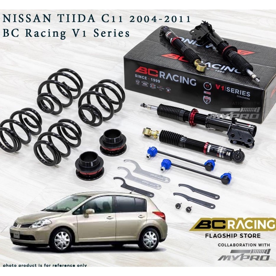 BC Racing V1 Series High Low Soft Hard Adjustable Absorber for Nissan ...