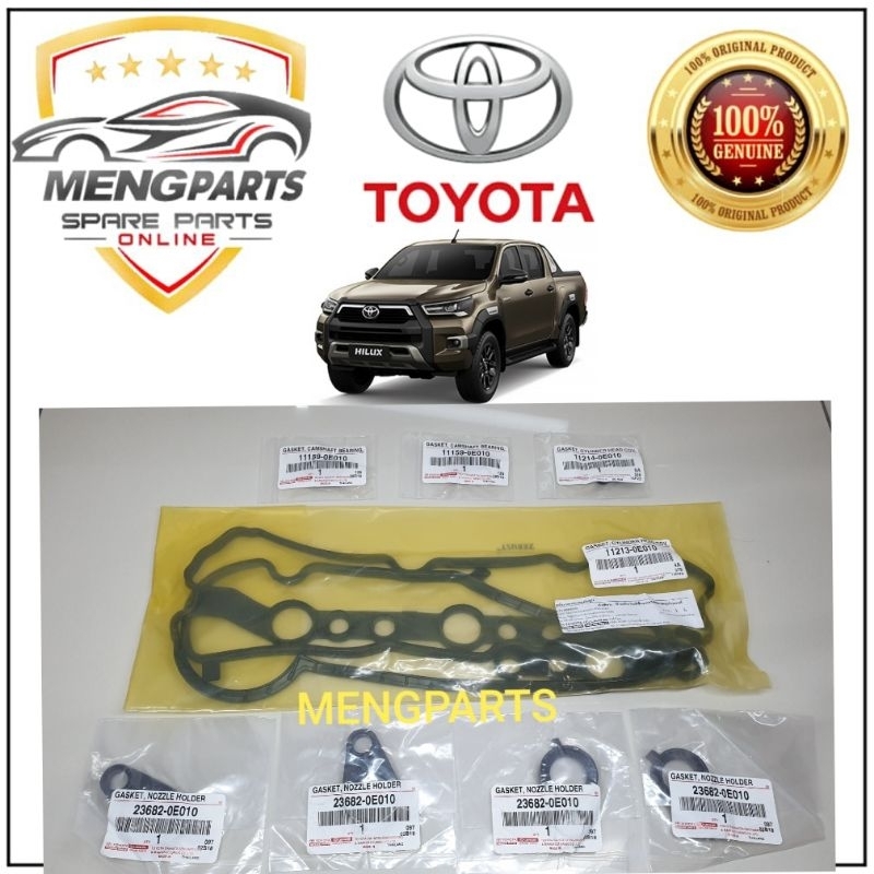 ORIGINAL TOYOTA HILIX REVO GUN125 GUN126 1GD & 2GD VALVE COVER GASKET ...