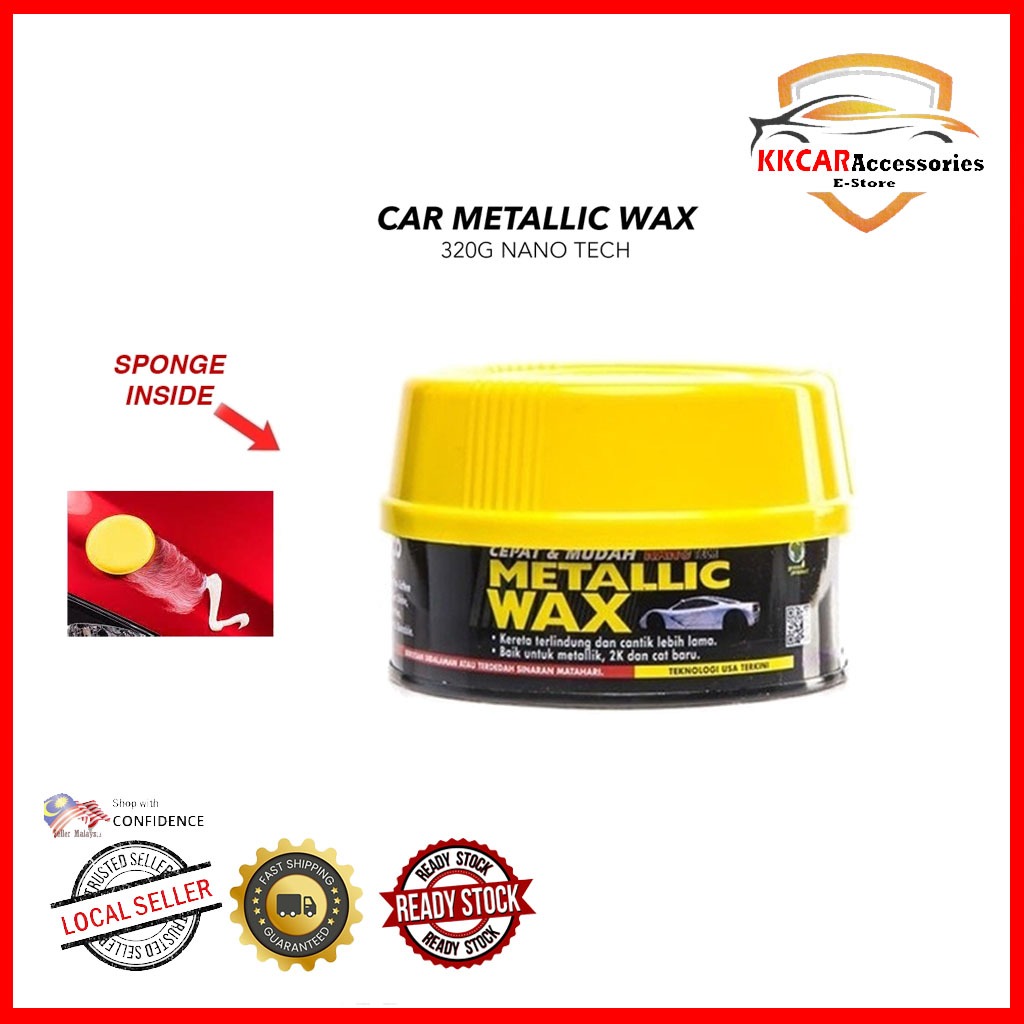 Waxco Car Metallic Wax 320g Nano Tech Made in Malaysia Car Care Coating ...