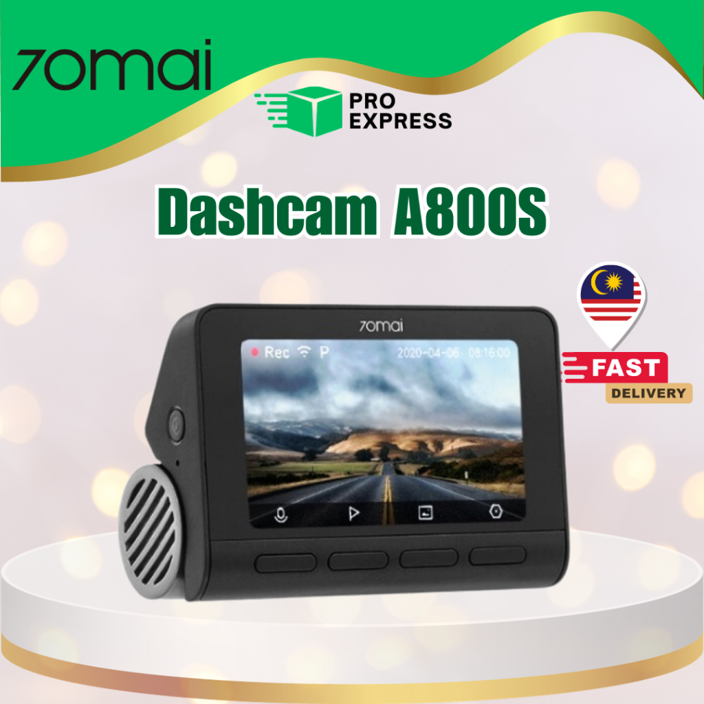 70mai A800S 4K Dash Cam Rear Cam Dual Vision Global Version A800 Adas ...
