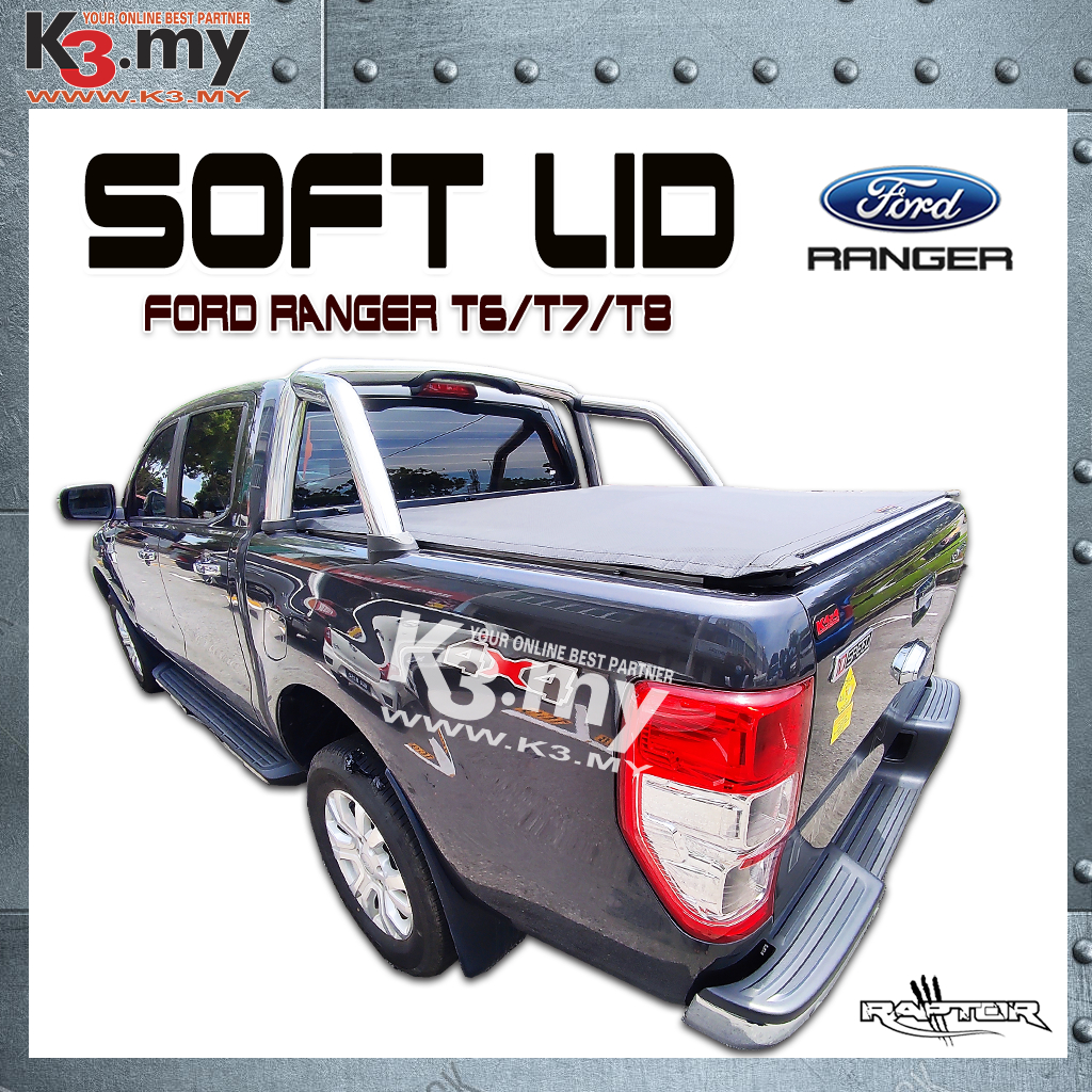 Ford Ranger T6/T7/T8 , Wildtrak, Raptor 4X4 Softlid Canvas 4X4 Cover ...