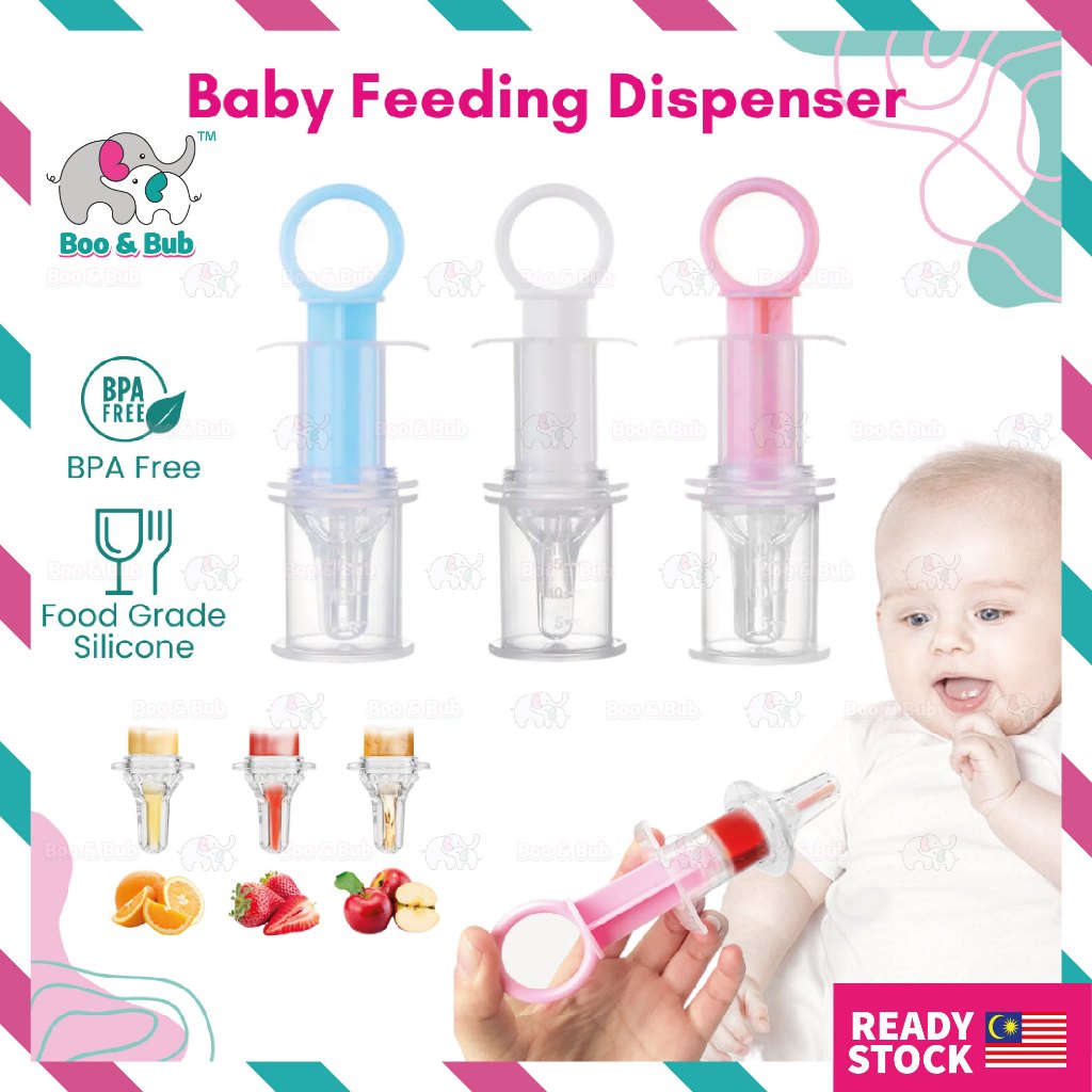 Boo&Bub Baby Feeding Dispenser | Kid Toddler Needle Medicine Feeder ...