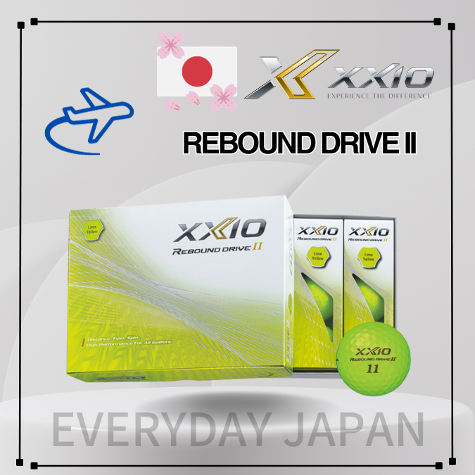 [Made in JAPAN]SRIXON XXIO REBOUND DRIVE Ⅱ Lime Yellow 1 Dozen(12 Golf ...