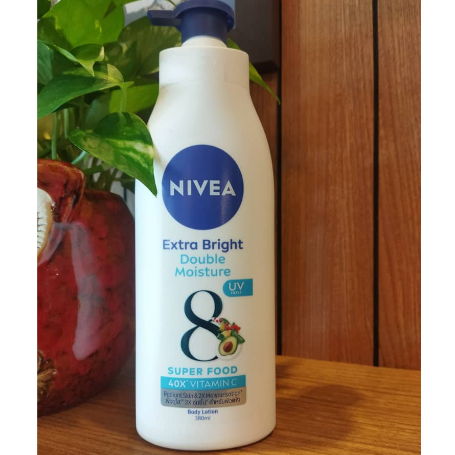 Nivea Extra Double Moisture Super Food 40x Vitamin C Body Lotion Extra ...