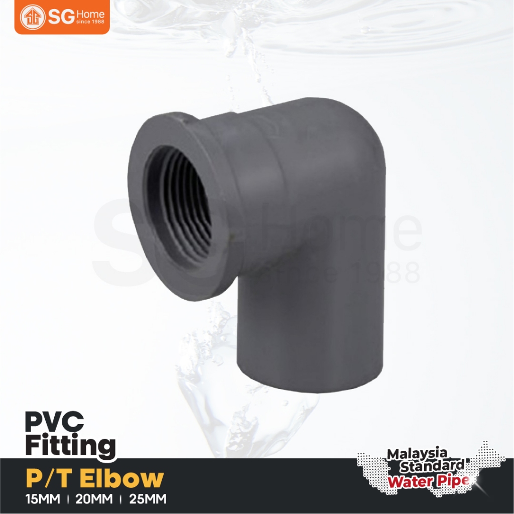 PVC Fitting Connector 15mm 20mm 25mm Socket Elbow Tee PT Valve End Cap Tank Connector for PVC ...