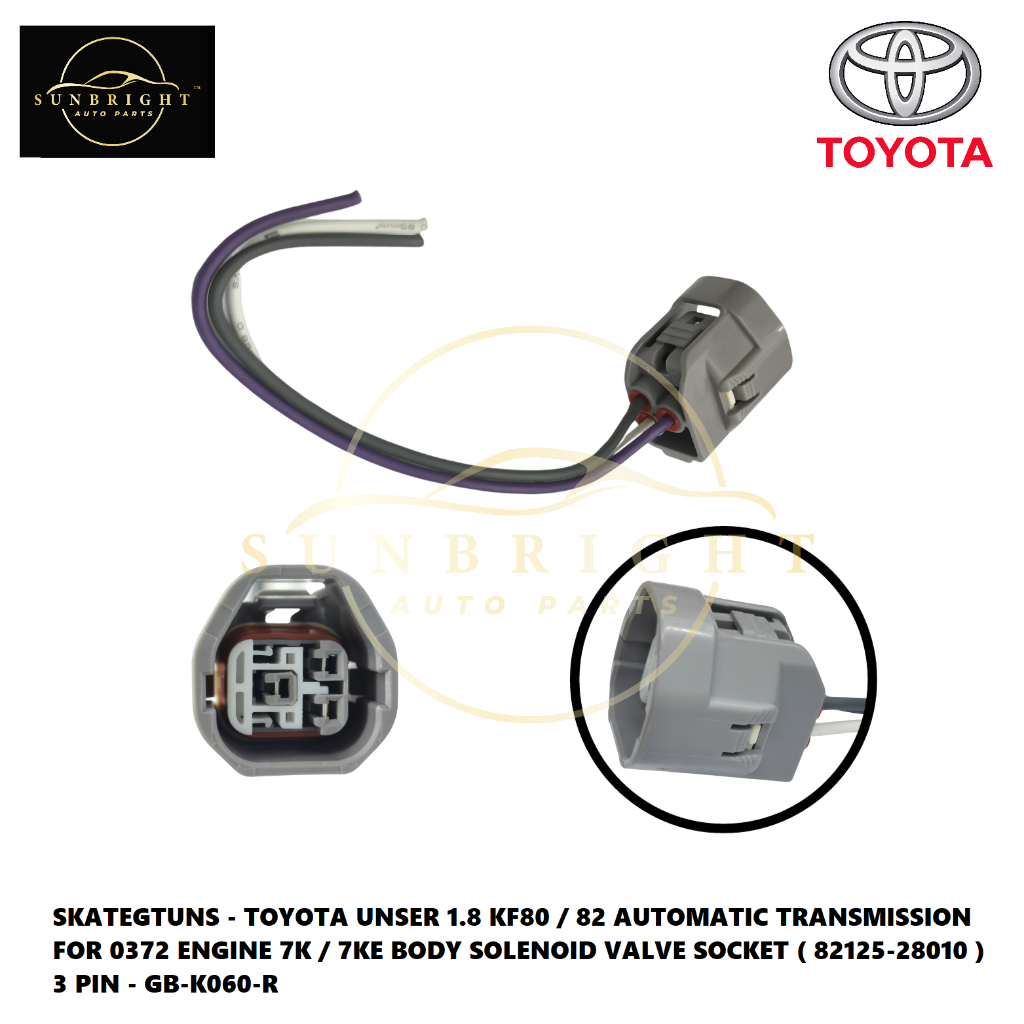 TOYOTA UNSER 1.8 KF80/82 AUTOMATIC TRANSMISSION FOR 0372 ENGINE 7K/7KE ...