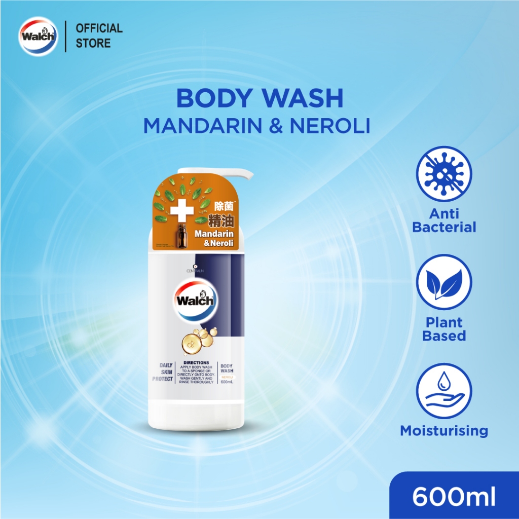 Walch Body Wash Mandarin & Neroli 600ml | Shopee Malaysia