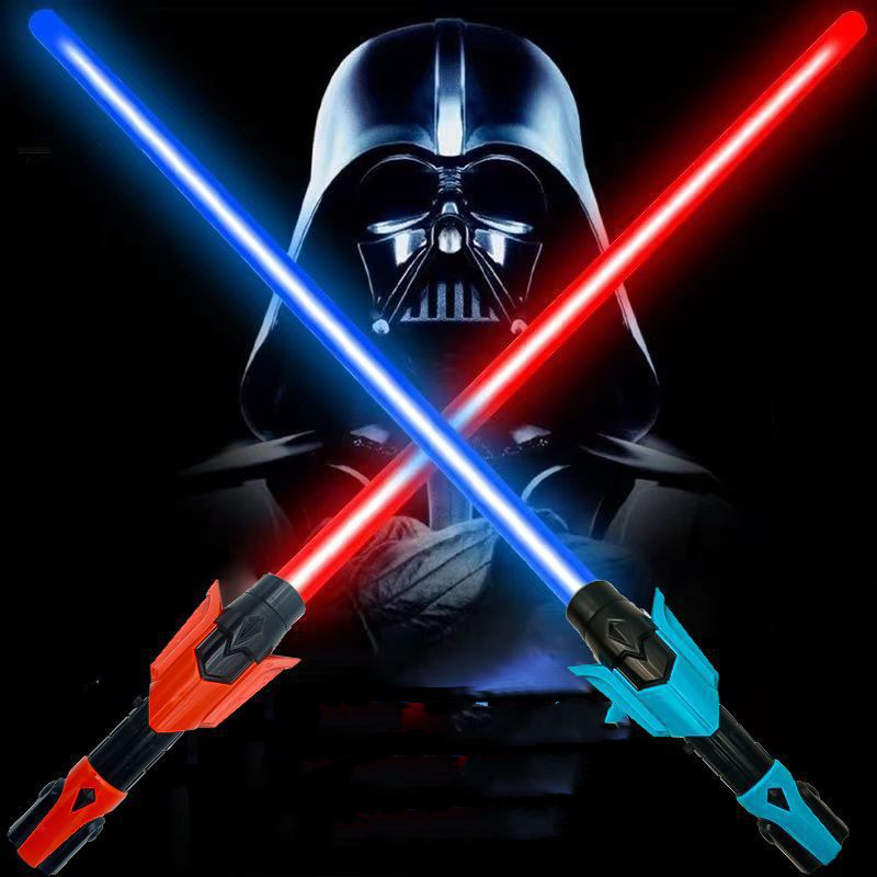Star wars Lightsaber Props Extendable Laser Sword Kids Mainan Pedang ...