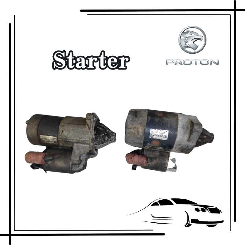Proton Wira Waja Saga Iswara Original Used Starter (2nd Hand) | Shopee ...