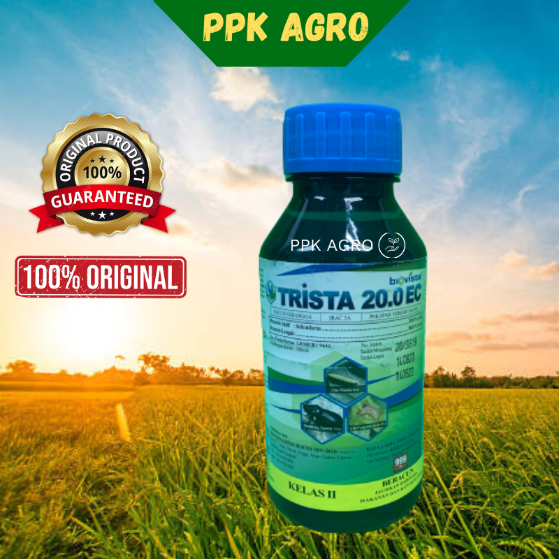 500ML TRISTA 20.0EC BIOVISTA Insecticide Racun Ulat/Racun Serangga ...