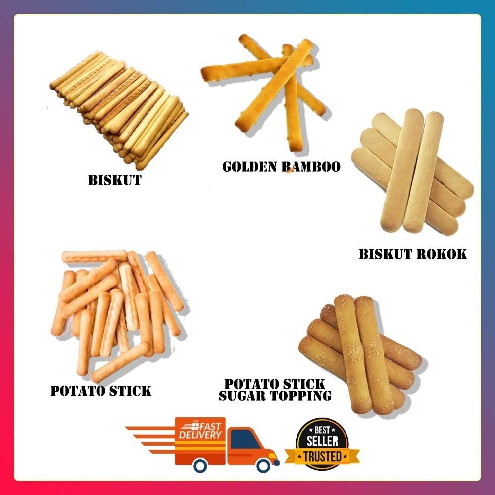 [BISKUT TIMBANG] MINI STICK / POGO / POTATO STICK / BATANG TEBU ...
