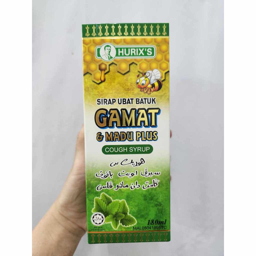 HURIX'S Sirap Ubat Batuk Gamat & Madu Plus (180ml) | Shopee Malaysia