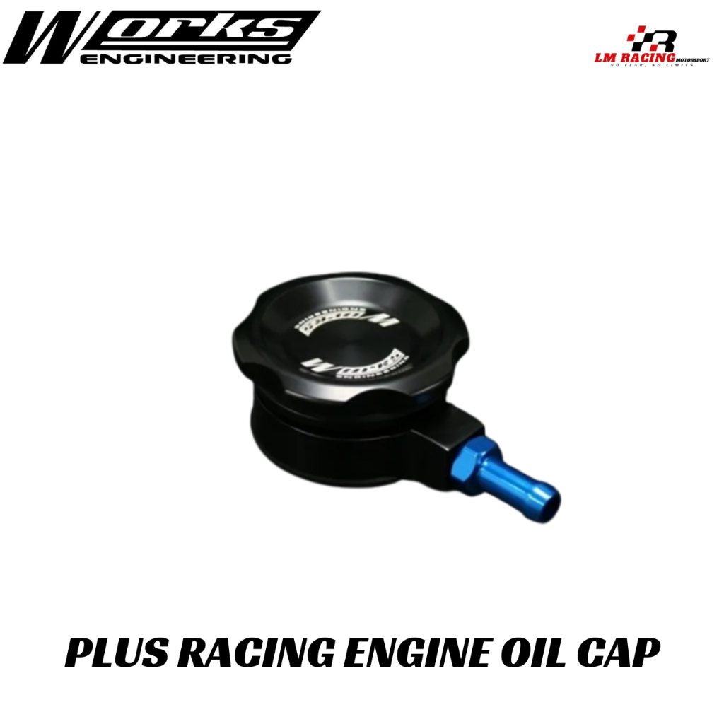 Works Plus Racing Engine Oil Cap (HONDA, NISSAN, MAZDA, FORD, TOYOTA ...