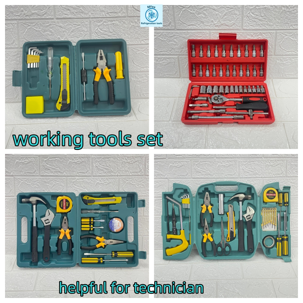 working tool set for technician air-conditioner / wireman / repair ...