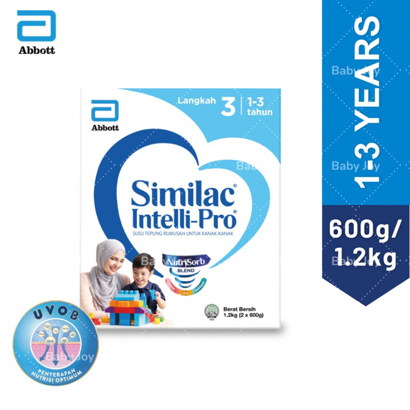 Similac Intelli-Pro Step 3 *NEW PACKAGING* (600g/1.2kg) | Shopee Malaysia