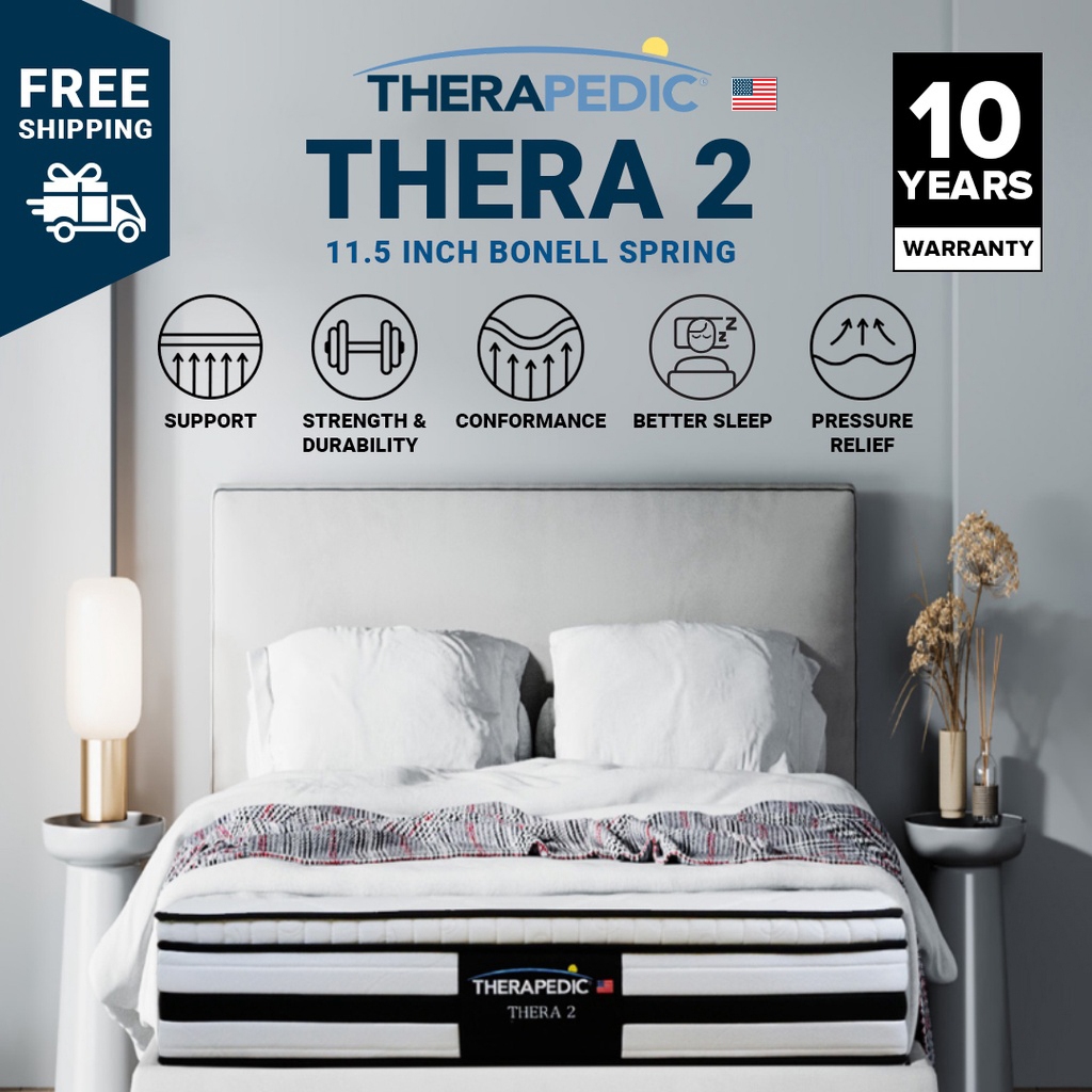 Therapedic USA | THERA TWO - Hybrid Mattress Spring with Foam (11.5 ...