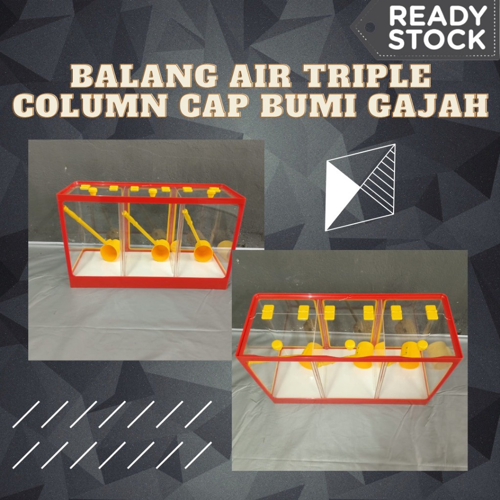 BALANG AIR PETAK TRIPLE DISPENCER CAP BUMI GAJAH | Shopee Malaysia