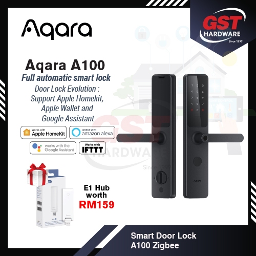 Aqara A100 Zigbee Smart Door Lock | Shopee Malaysia
