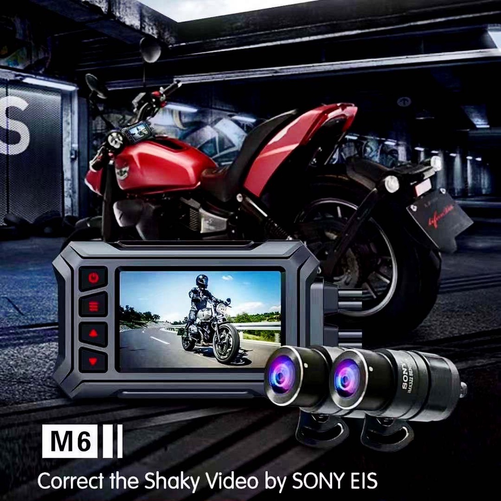 RAYTON X MAGIC Motorcycle DVR WiFi With TPMS GPS logger Moto Bike ...