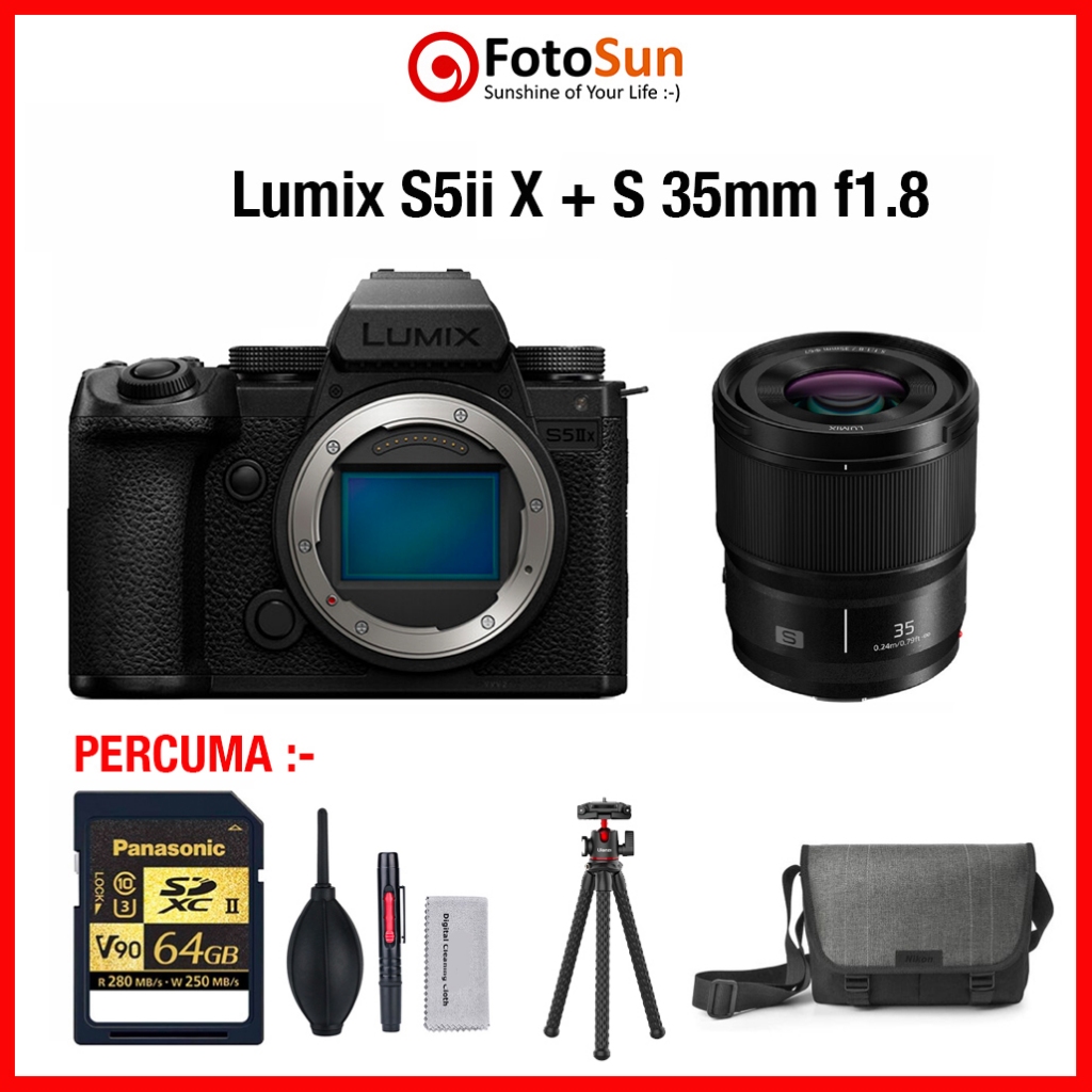 (Ready Stock) Panasonic LUMIX S5iiX / S5ii X body / kit / Lumix S line ...