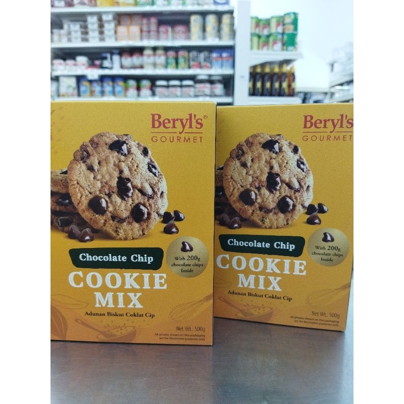 Bery's Gourmet Cookies Mix Flavour Chocolate chip 500g | Shopee Malaysia