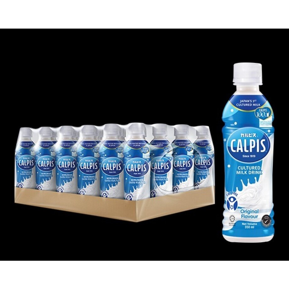 Calpis Cultured Milk Grape/Mango/Original/Strawberry 350ml x 24 bottles ...