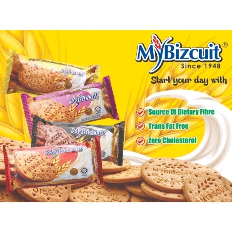 MyBizcuit Digestives - Wholemeal /Raisin/Malted/Choco Biscuits 250g ...