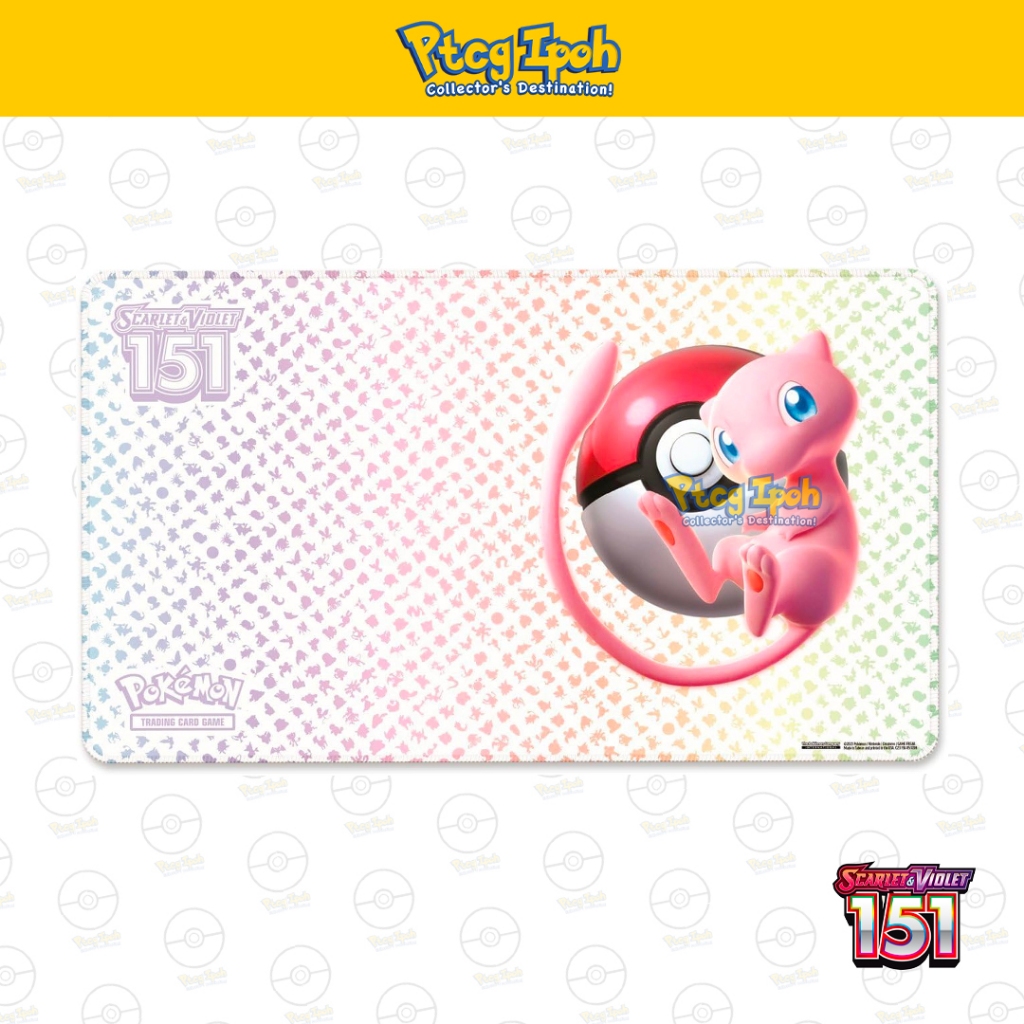 【Pokémon TCG】Pokemon Official - Mew Playmat 151 From Ultra Premium ...