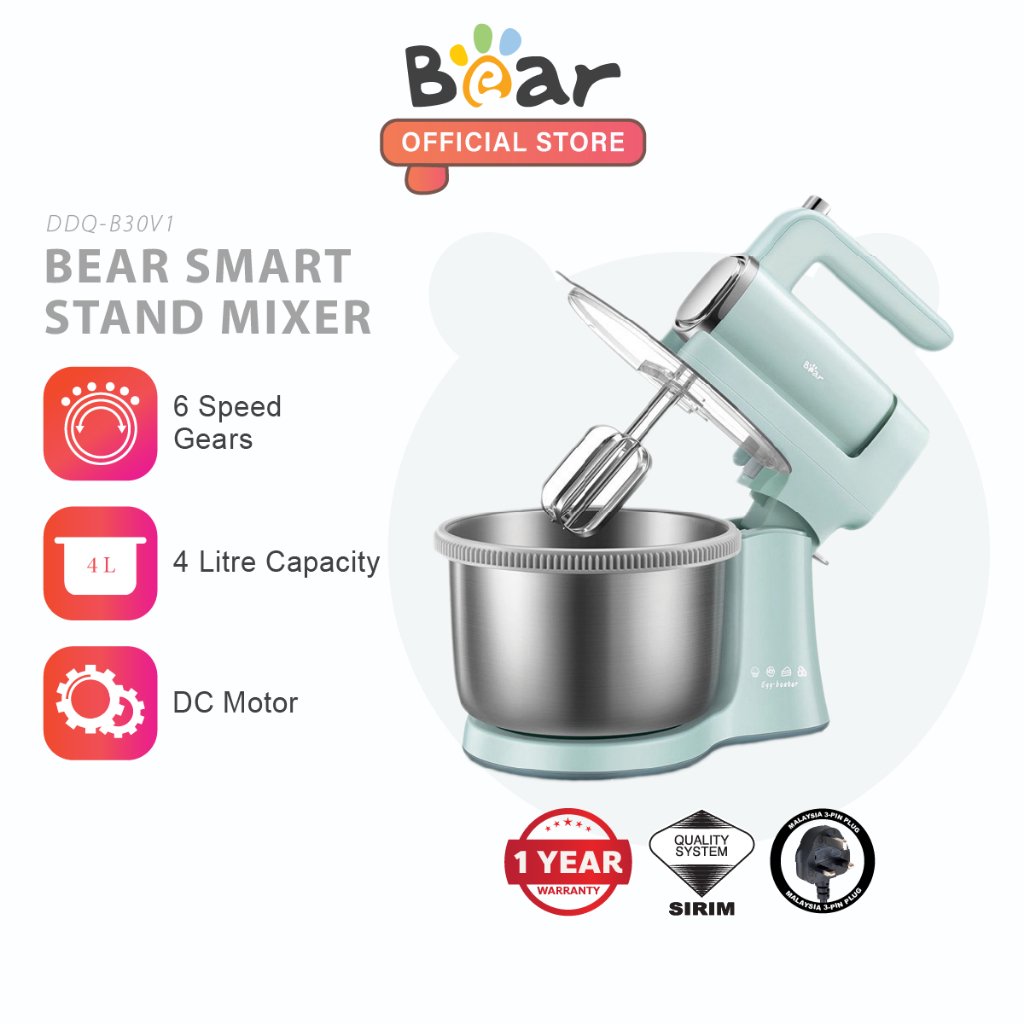 Pemukul Telur Bear Pengadun Pendiri Keluli Tahan Karat (4L) DDQ-B03V1 ...