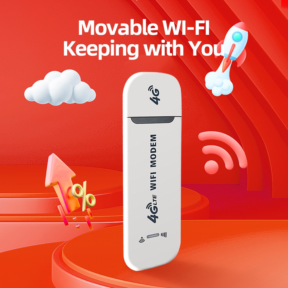 4G LTE USB Modem WiFi Wireless Network 150Mbps Network Sim Card WiFi ...