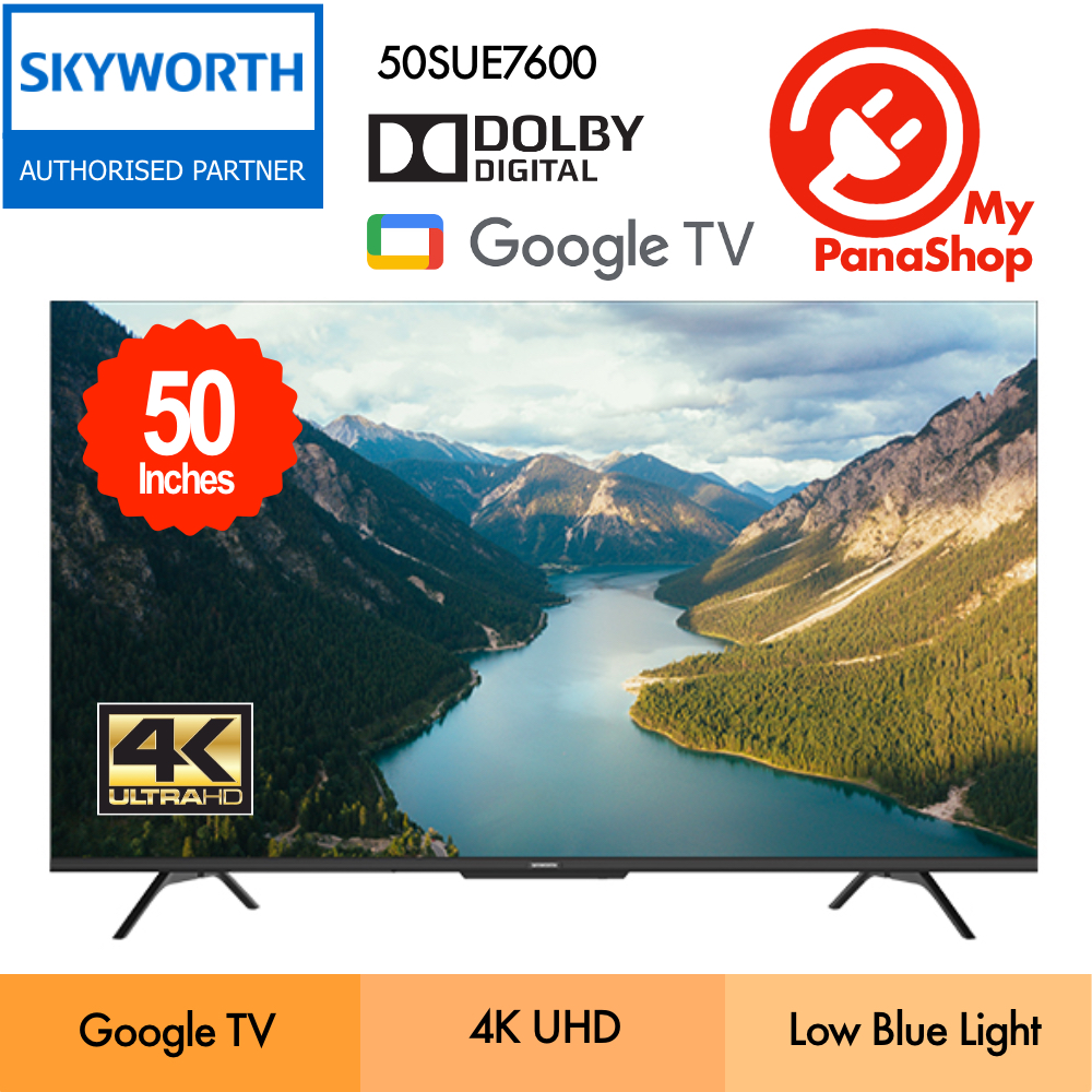 [FREE EXTRA PACKING] Skyworth Android TV 4K UHD LED Google TV (50 ...